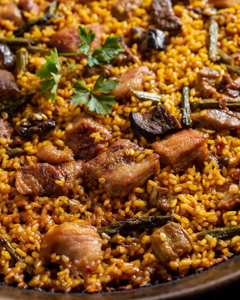 Secreto Ibérico, Trigueros y Boletus - Los arroces de KIKO - Majadahonda