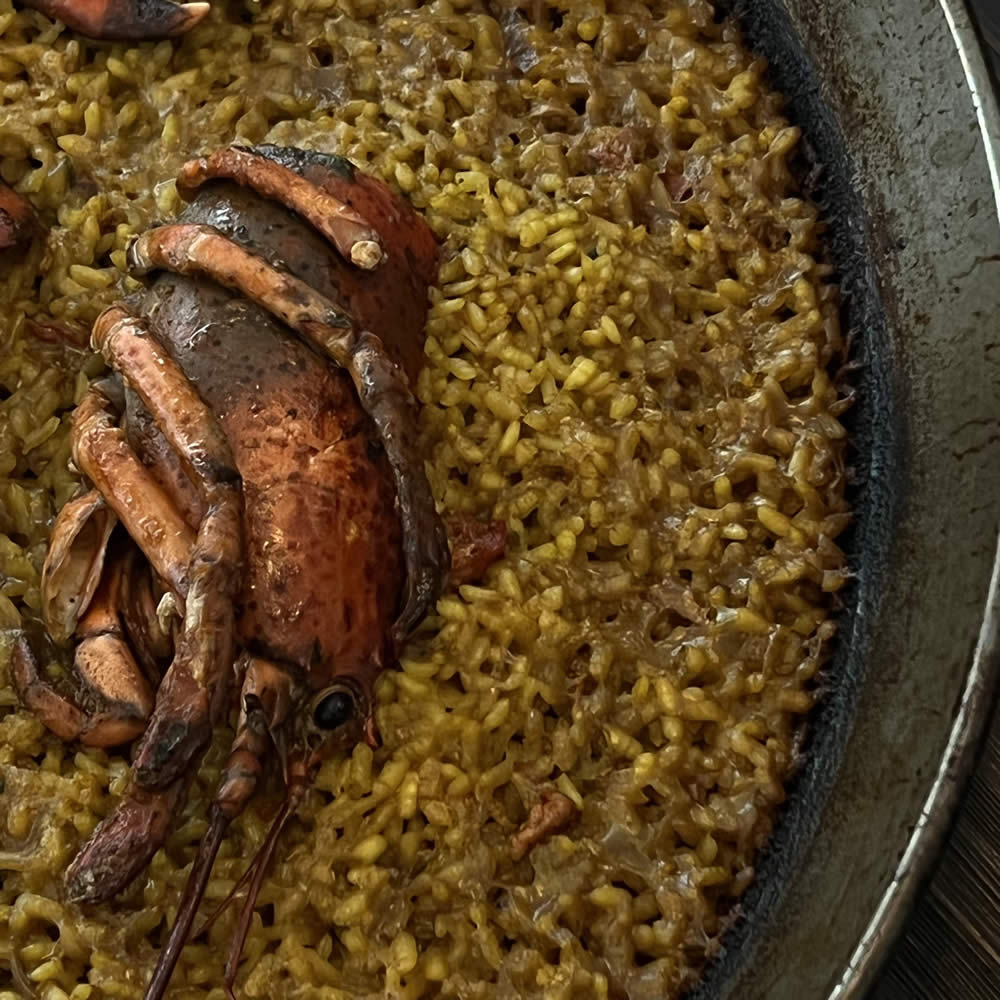 Lubrigante, Arroz Seco de Bogavante Gallego - Los arroces de KIKO ...